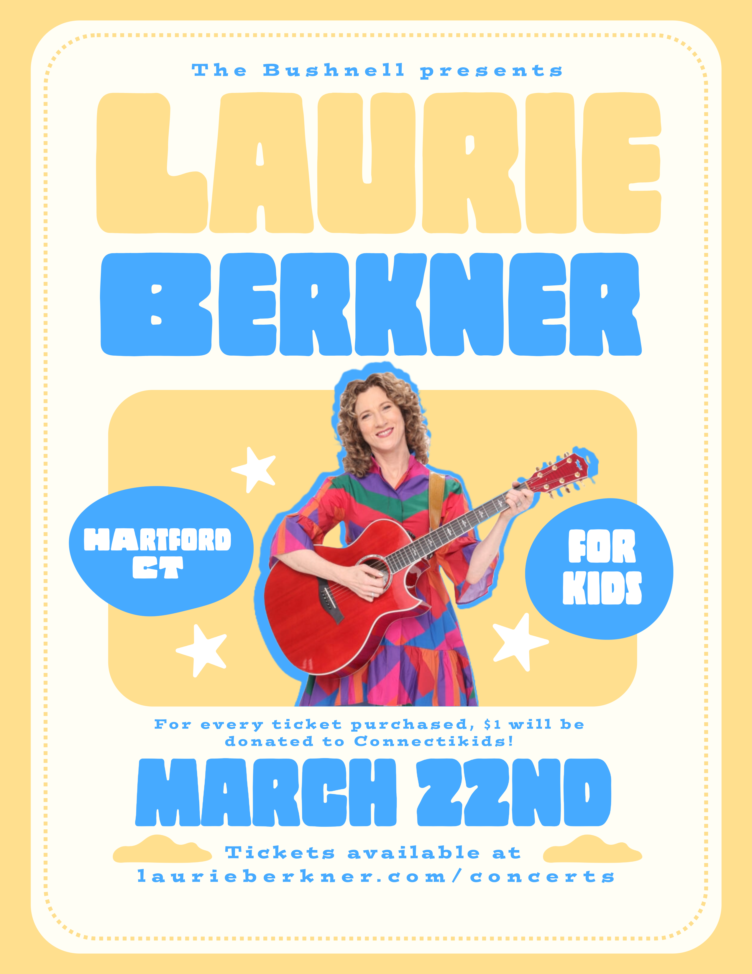 Laurie Berkner Solo Show - ConnectiKids | Youth Development | Hartford CT